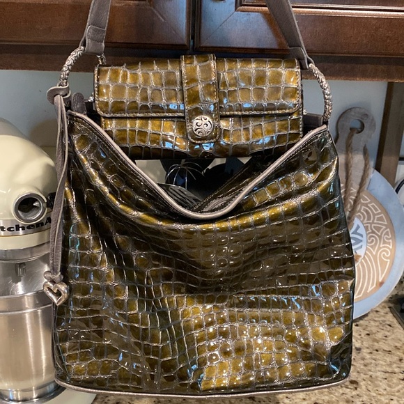 Brighton | Bags | Goldsilver Brighton Purse And Wallet | Poshmark
